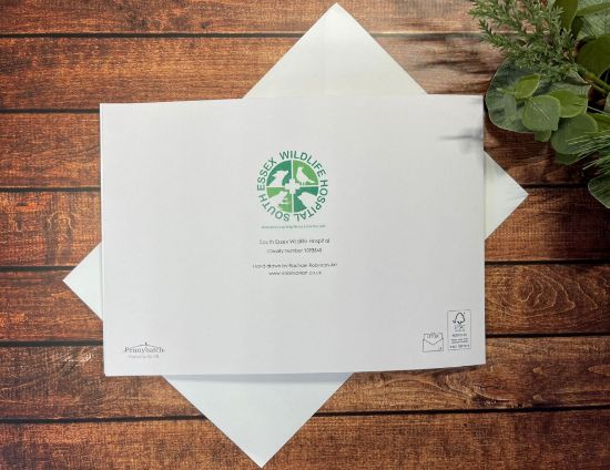 SEWH. Deer Christmas card